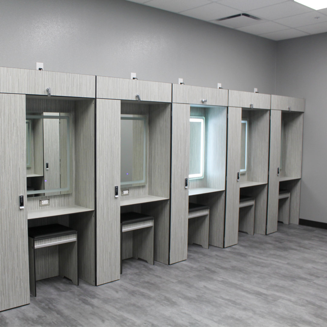Cheerleading Locker Room - FOREMAN® Locker Systems