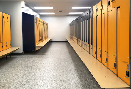 US Navy Employee Locker Installation - FOREMAN® Locker Systems