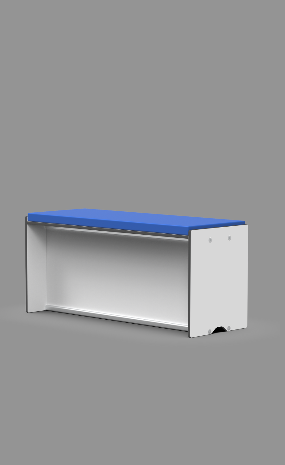 Reinforced Free Standing Bench with Seat Pad - FOREMAN® Locker Systems