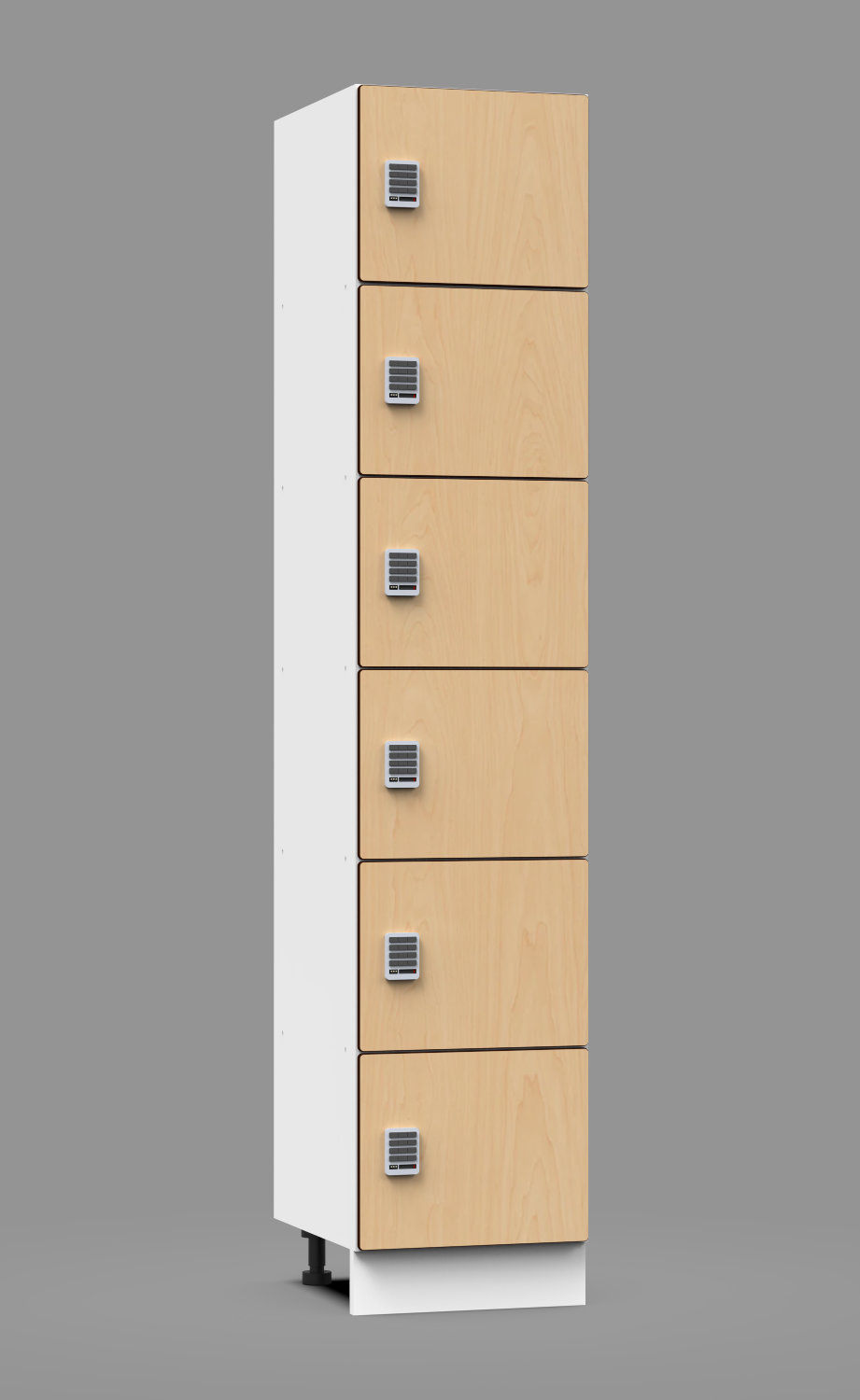 6-Tier Locker | Hybrid - FOREMAN® Locker Systems