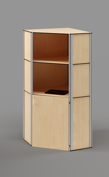 Towel Drop Corner Locker - FOREMAN® Locker Systems